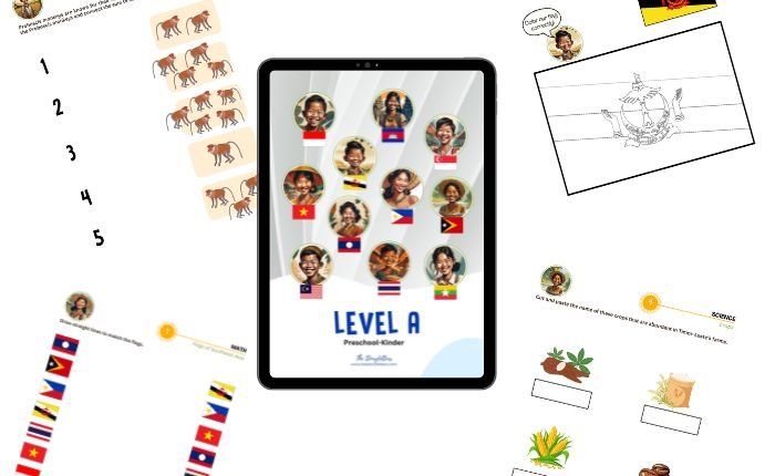 Southeast Asia Unit Study, Level A Workbook
